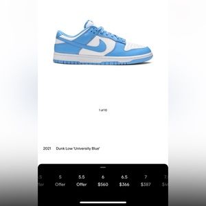Jordan | Shoes | Dunk Low University Blue | Poshmark